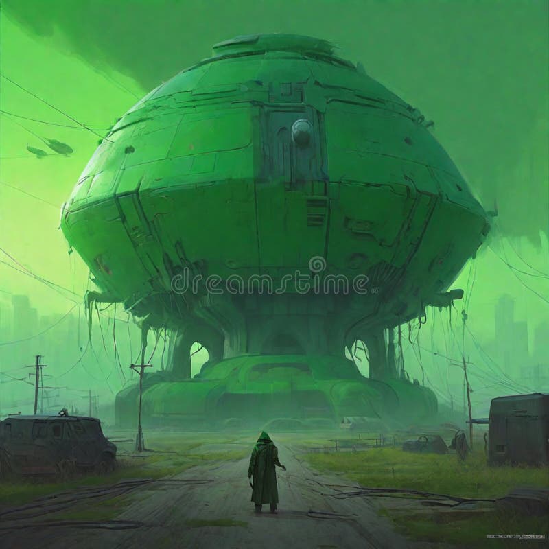 Enigmatic Green Abstract a Vivid Tapestry of Texture Stock Illustration ...