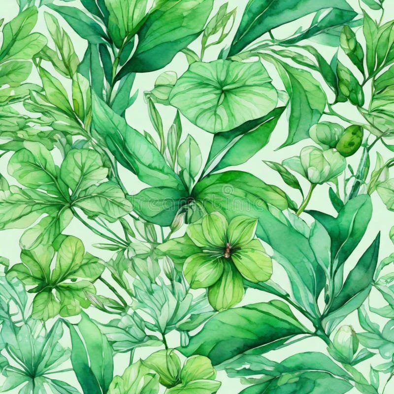 Enigmatic Green Abstract a Vivid Tapestry of Texture Stock Illustration ...