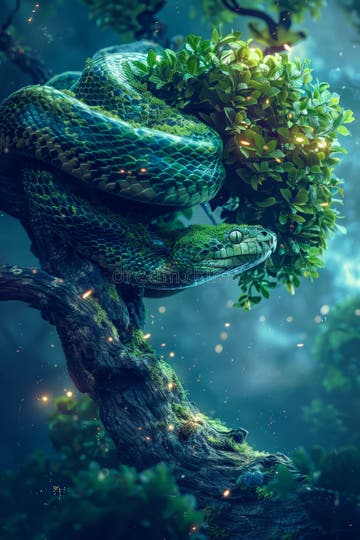 Magical Snake Stock Illustrations – 2,234 Magical Snake Stock ...