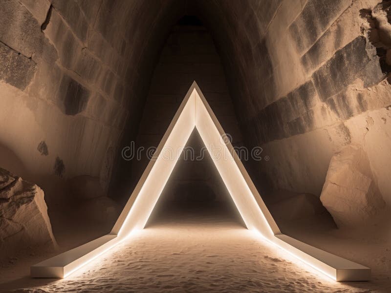 Enigmatic Illumination. a Triangular Portal in the Heart of a Stone ...