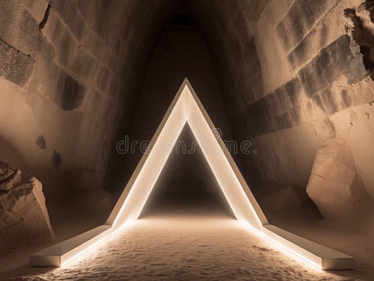 Enigmatic Illumination. a Triangular Portal in the Heart of a Stone ...