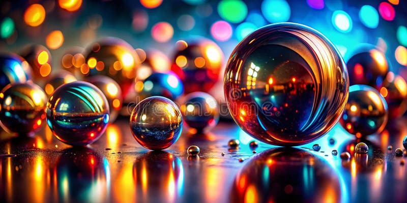 Enigmatic LowLight Photography Exploring Spherical Forms Reflective ...