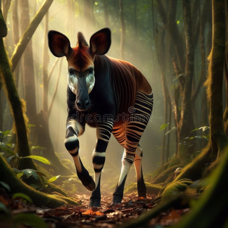 Enigmatic Okapi Stock Illustrations – 18 Enigmatic Okapi Stock ...