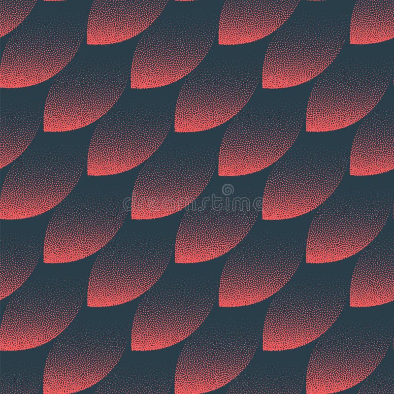 Enigmatic Scale Seamless Pattern Trend Vector Red Black Abstract ...