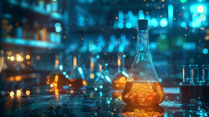 Enigmatic Science - Laboratory Elixir Stock Illustration - Illustration ...