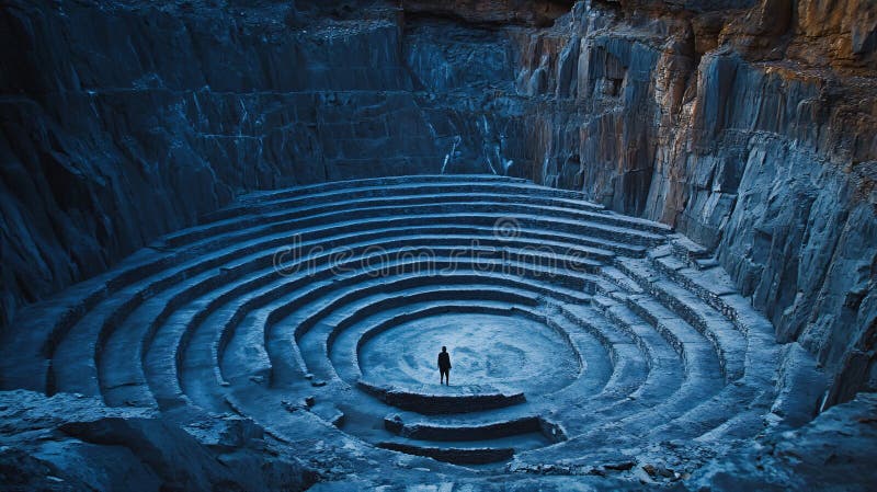 Enigmatic Stone Quarry Labyrinth: Intriguing Exploration of a ...