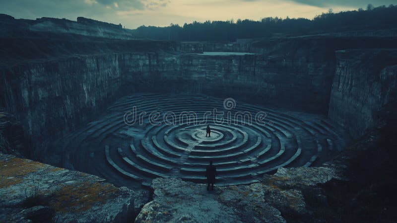 Enigmatic Stone Quarry Labyrinth: Intriguing Exploration of a ...