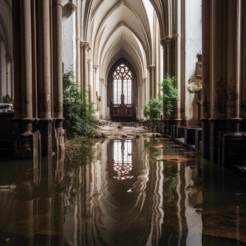 Enigmatic Submersion: Exploring a Submerged Archway in Mysterious ...