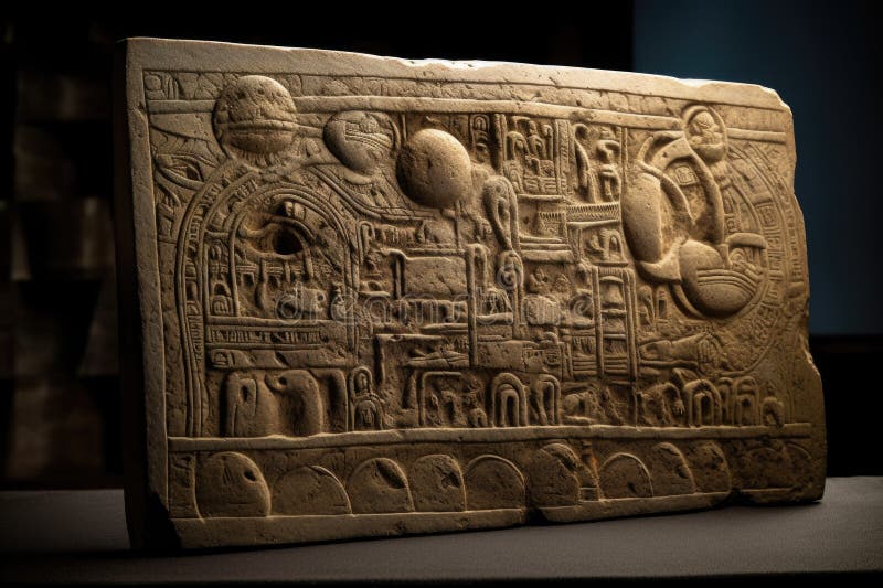 Stone Tablet Carving Stock Illustrations – 10 Stone Tablet Carving ...