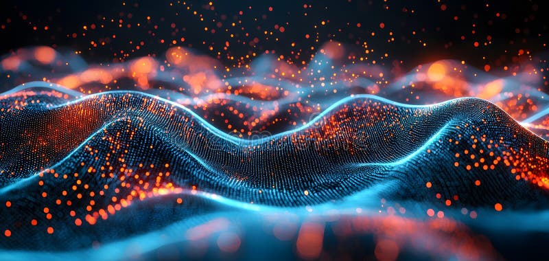 Enigmatic Waves of Data: a Stunning Visualization of Digital Streams ...