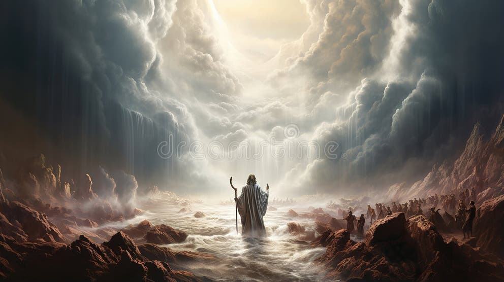 Enigmatic Wizard Embracing the Cloudscape Stock Illustration ...