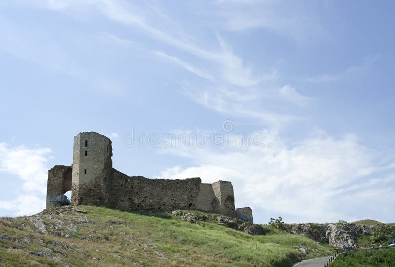 Enisala fortress, Romania stock image. Image of tower - 3146625