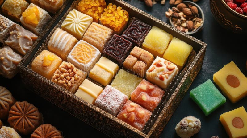Enjoy Assorted Sweets in Box for a Delightful Dessert Experience ...