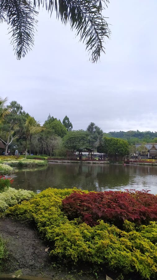 Enjoy the Atmosphere of the Lake Stock Image - Image of autumn, wall ...