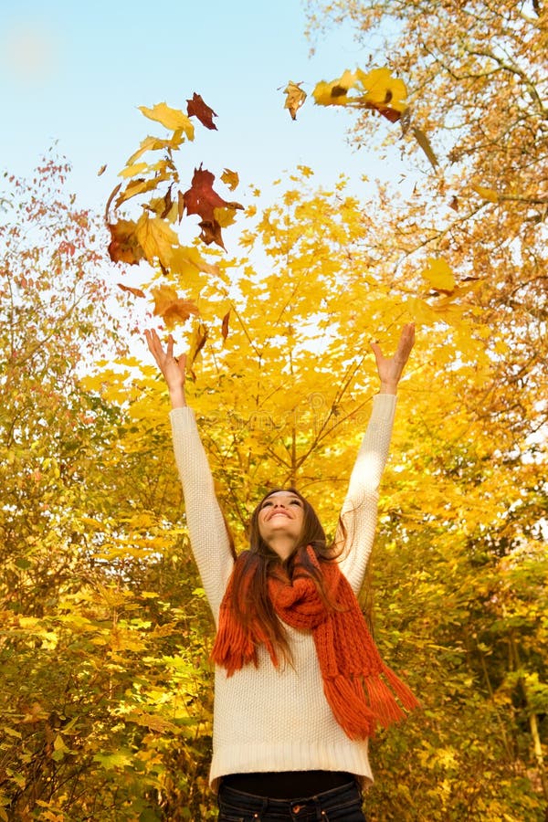Active autumn 02 stock image. Image of jaunty, fall, carefree - 15484979