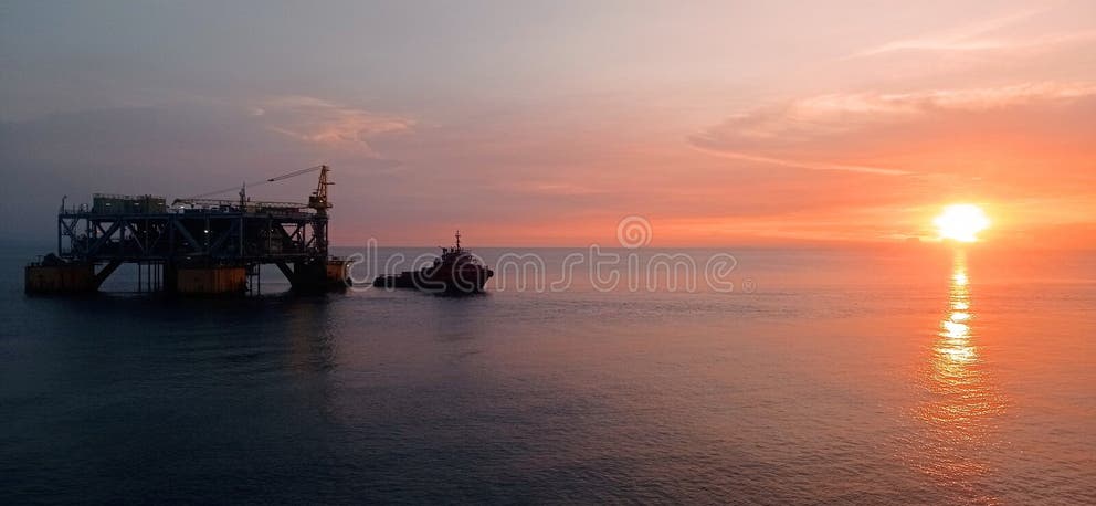Enjoy the Beautiful, Calm Sunset after Work Stock Photo - Image of ...