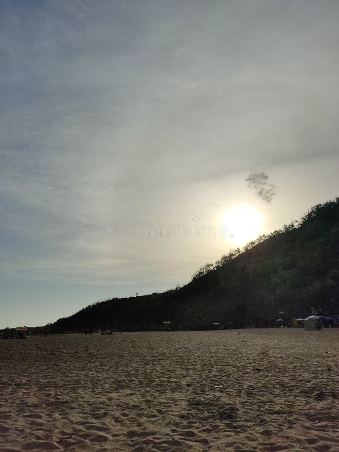 Enjoy the Beautiful Sunset on the Beach Stock Photo - Image of evening ...