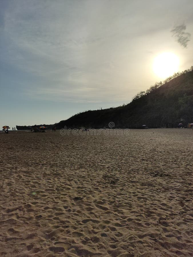 Enjoy the Beautiful Sunset on the Beach Stock Photo - Image of coast ...