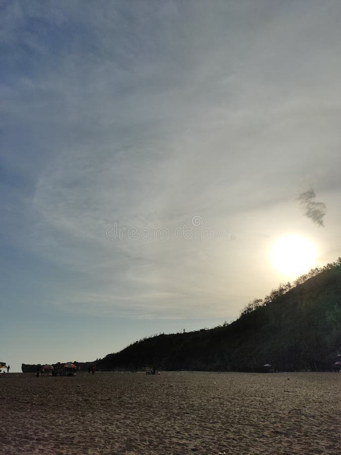 Enjoy the Beautiful Sunset on the Beach Stock Photo - Image of evening ...