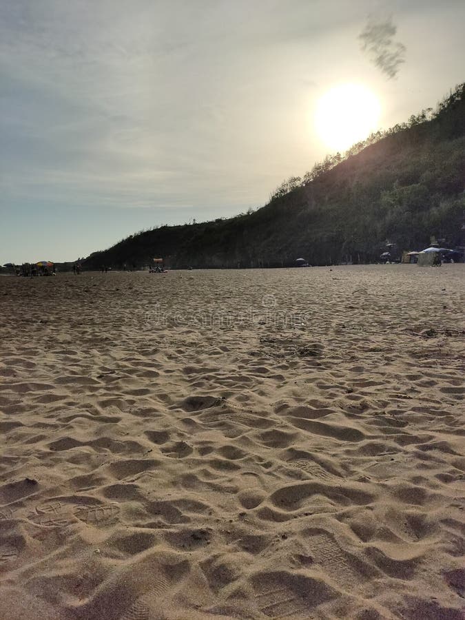 Enjoy the Beautiful Sunset on the Beach Stock Photo - Image of coast ...