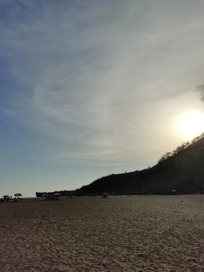 Enjoy the Beautiful Sunset on the Beach Stock Photo - Image of coast ...