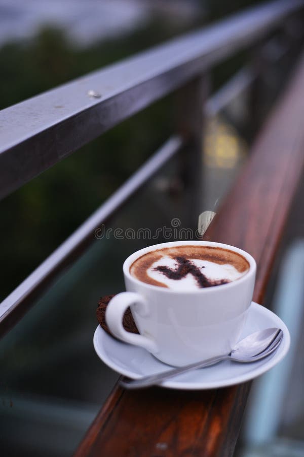 Enjoy coffee cups stock photo. Image of hotel, cups - 127019584