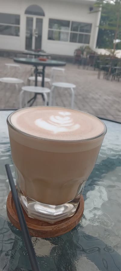 Enjoy Delicious Cappuccino Coffee at Boa Cafe Stock Photo - Image of ...