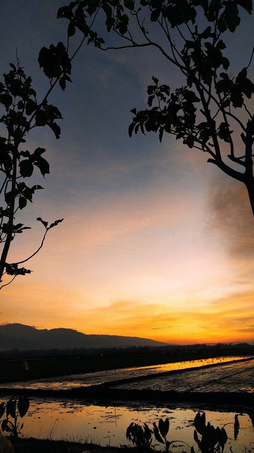 Enjoy the Evening View before Sunset Stock Photo - Image of dusk, dawn ...