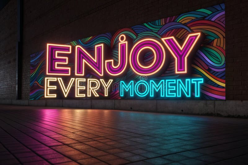 Enjoy Every Moment in Trippy Colorful Title Intro Text Effect ...
