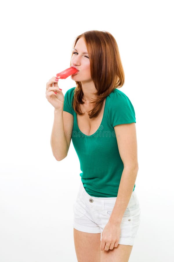 Enjoy ice cream stock image. Image of friendly, cold - 10325369