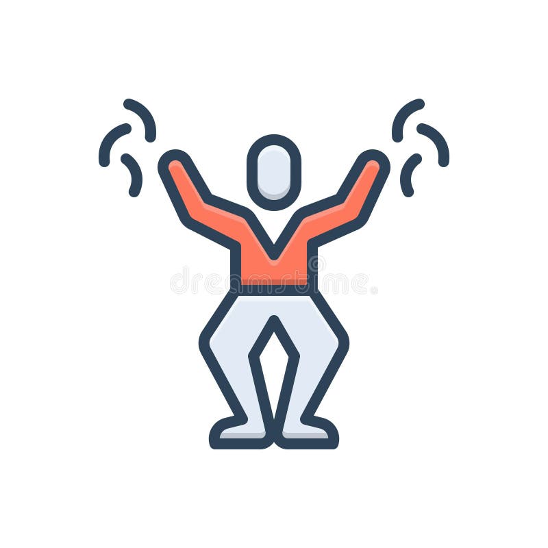 Color Illustration Icon for Enjoy, Mockery and Amusement Stock ...