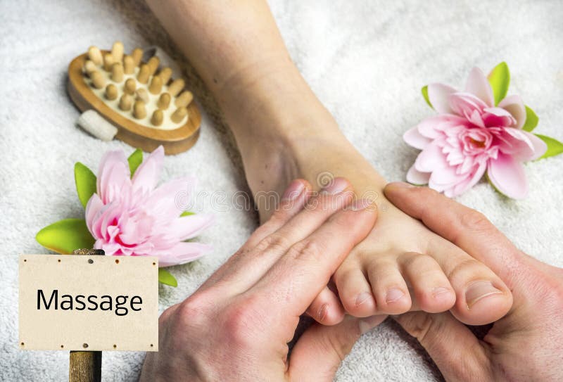 Massage sign on beach stock photo. Image of details, massage - 35278180