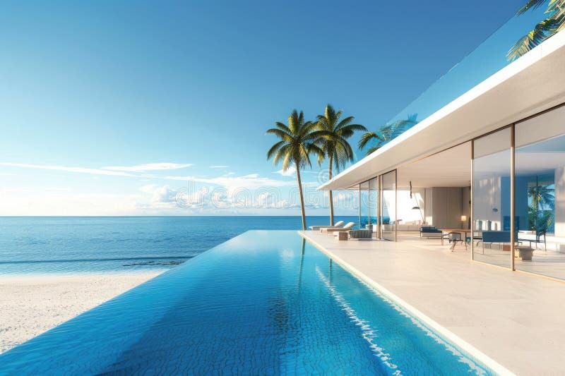 Enjoy a Modern Luxury Villa by the Beach, Featuring an Infinity Pool ...