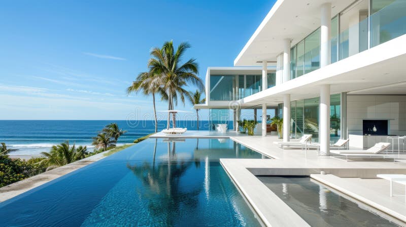 Enjoy a Modern Luxury Villa by the Beach, Featuring an Infinity Pool ...