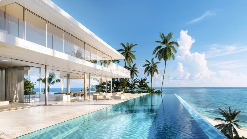Enjoy a Modern Luxury Villa by the Beach, Featuring an Infinity Pool ...
