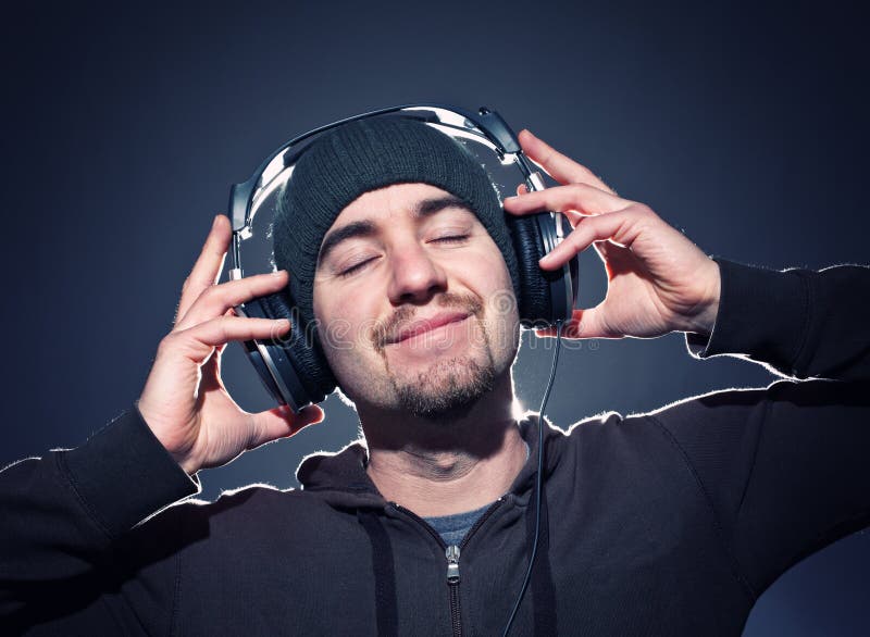 Enjoy the music stock photo. Image of wear, casual, music - 18625134