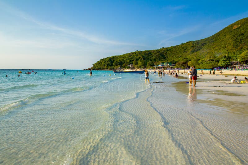 Enjoy people at the beach stock image. Image of active - 31898813