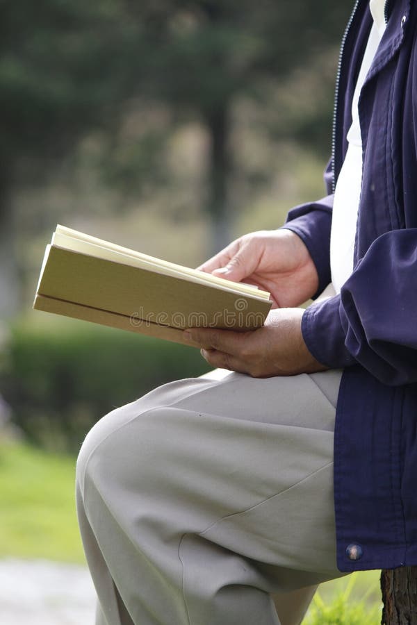 Enjoy Reading and Learning Outdoors Stock Image - Image of learning ...