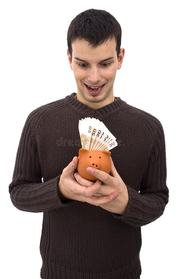 Enjoy the Savings stock photo. Image of hand, cash, parsimony - 12612162
