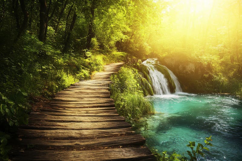 Enjoy the Spellbinding Beauty of Lakes National Park Stock Image ...