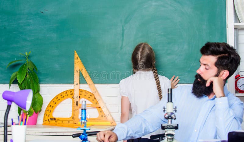 Enjoy Study. Math Geometry. Biology Chemistry Lesson. Father and ...