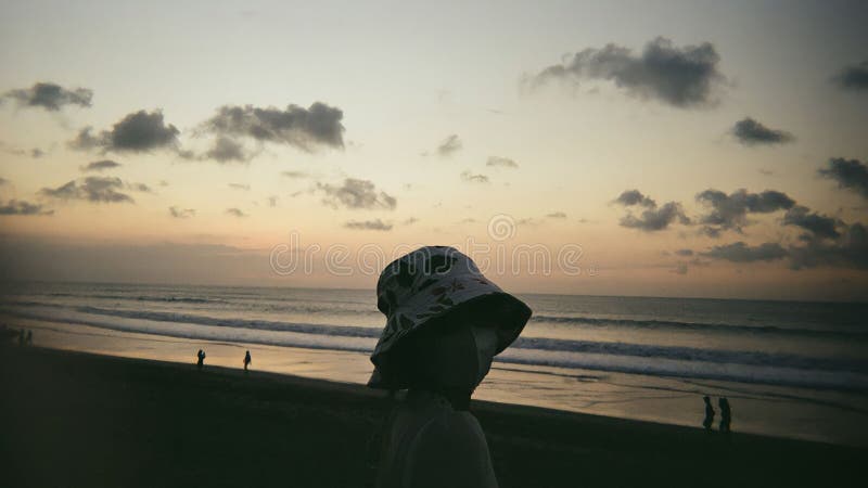 Enjoy sunset stock image. Image of coast, shore, dawn - 262445447