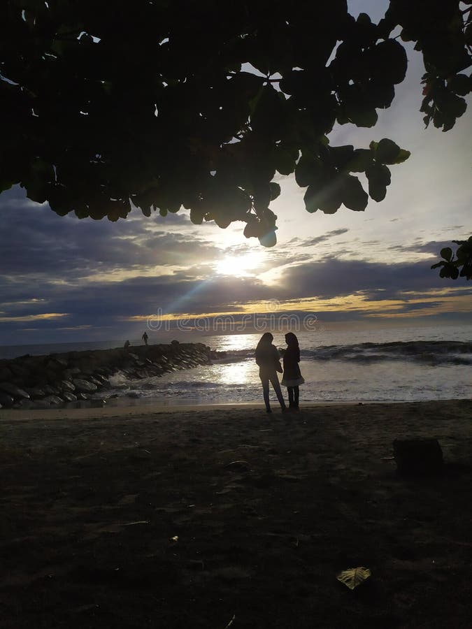 Enjoy the sunset stock image. Image of sunset, screenshot - 206774677