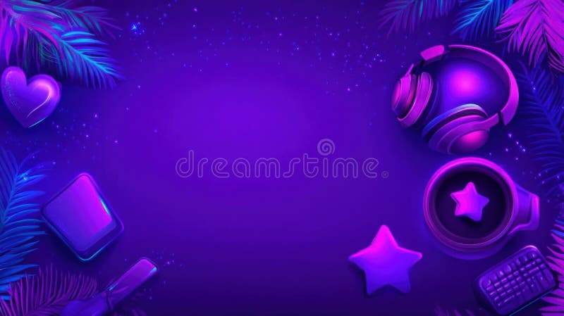 Enjoy the Synthwave Vibe with Music and Neon Aesthetic Concept Theme ...