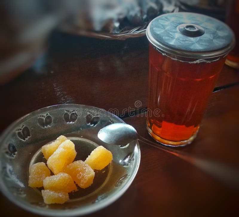 Enjoy a Thick Sweet Tea with Delicious Rock Sugar Stock Image - Image ...