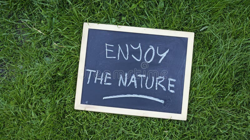 Nature written in Autumn stock image. Image of color - 34746515