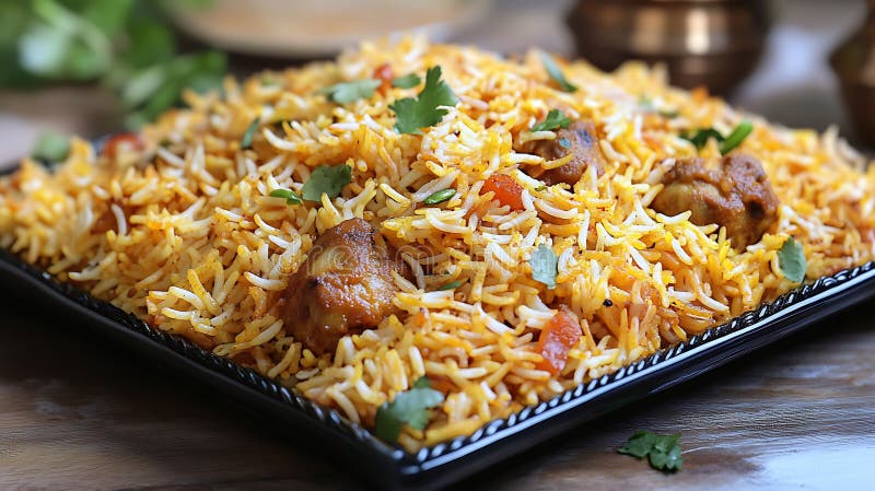 Enjoy the Ultimate Taste of Authentic and Delicious Biryani Stock Image ...