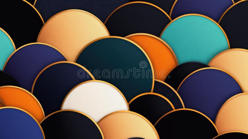 Enjoy a Unique Design with Overlapping Circles in a Chinese Style ...