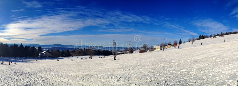 Enjoy in winter editorial photo. Image of high, glacier - 48494471