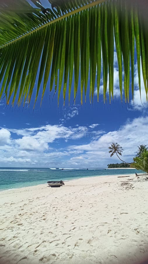 Enjoy Work on an Island that Has a Charming Sea Stock Image - Image of ...